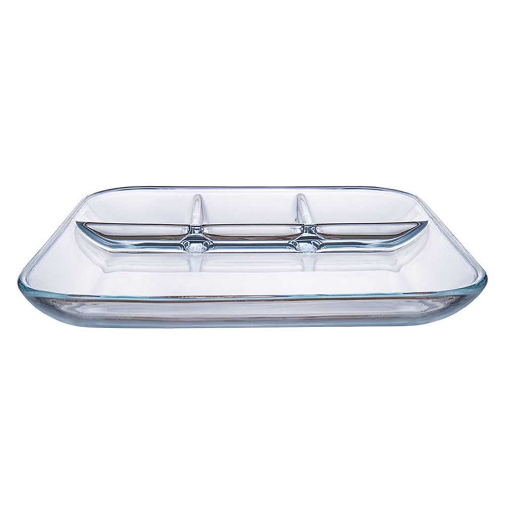 QUMONIN Cheese Snack Tray with Divided Compartments for Dips and Chips ...
