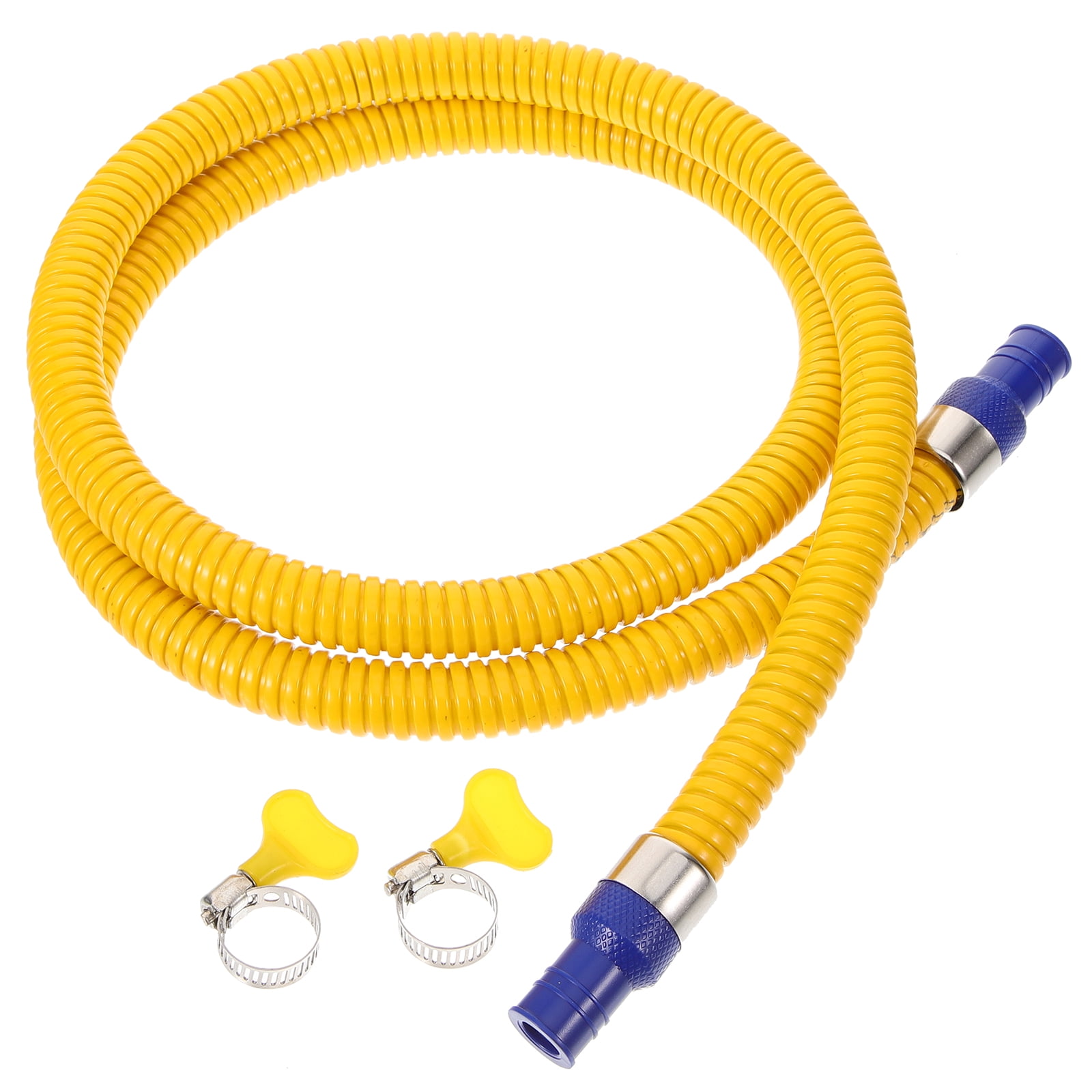 QUMONIN Flexible Gas Tubing Propane Natural Gas Pipe Connector 1.5m ...