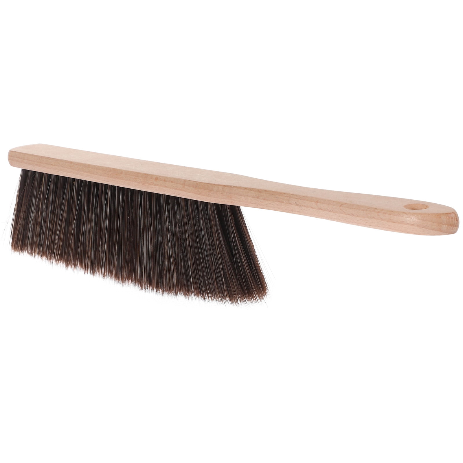 QUMONIN Handheld Small Wooden Broom Soft Bristle Cleaning Brush Small ...