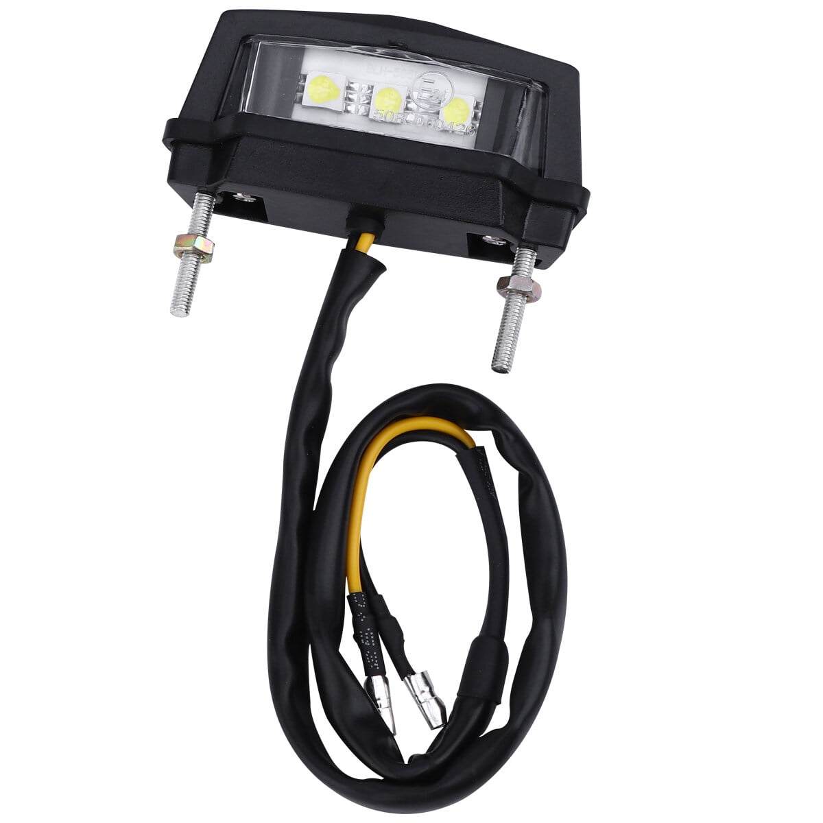 QUMONIN LED Motorcycle License Plate Light Rear Running Lamp Auto ...