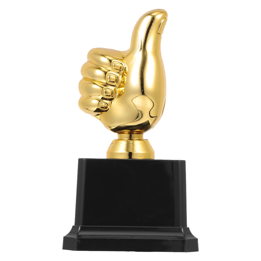 QUMONIN Mini Thumbs Up Trophy Award Plastic Trophy Decorative Trophy ...