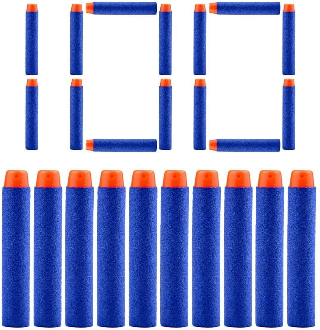 QUN FENG Refill Bullet Darts Foam Premium Bullets Blue-100PCS - Walmart ...