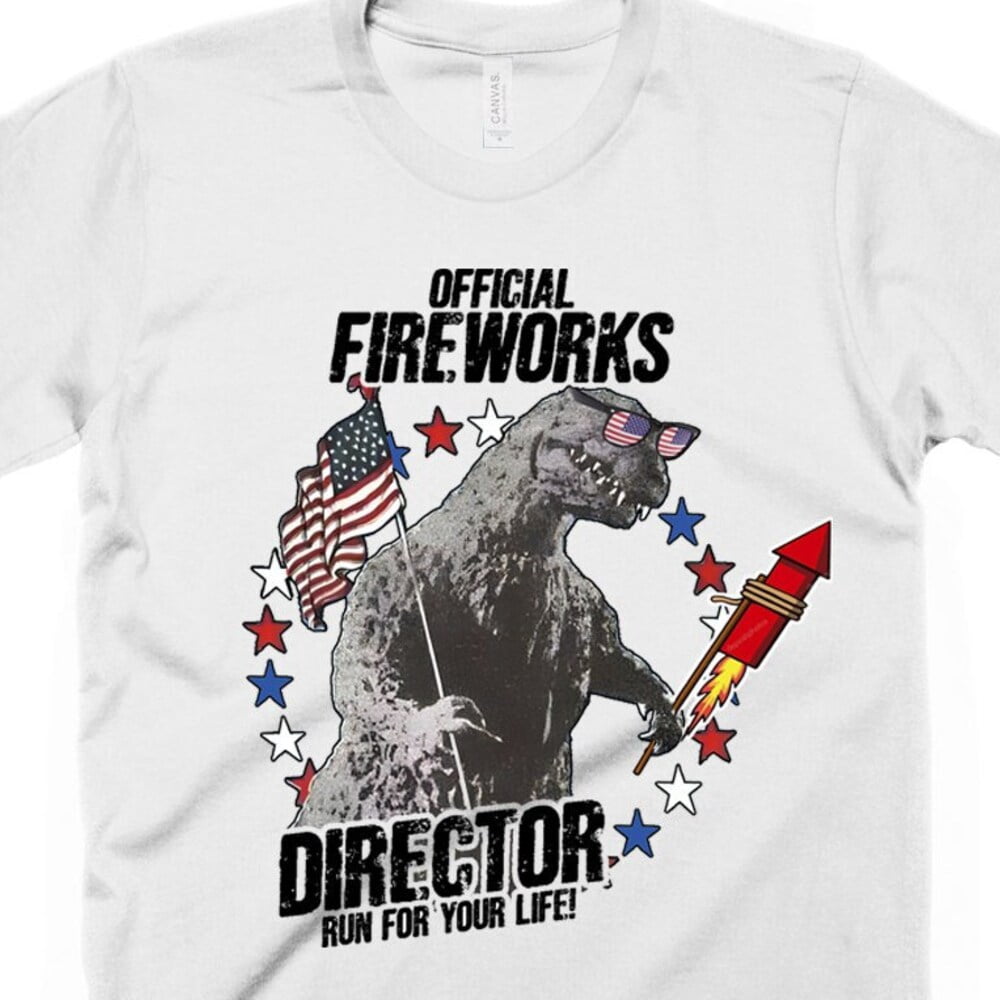 QUNHSHIRT 4Th Of July Shirt, Official Fireworks Director Tshirt, Funny ...