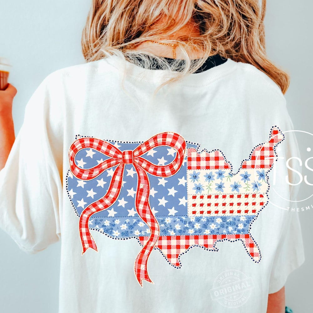 QUNHSHIRT Coquette 4th of July Shirt, Labor Day Army Military Mama ...