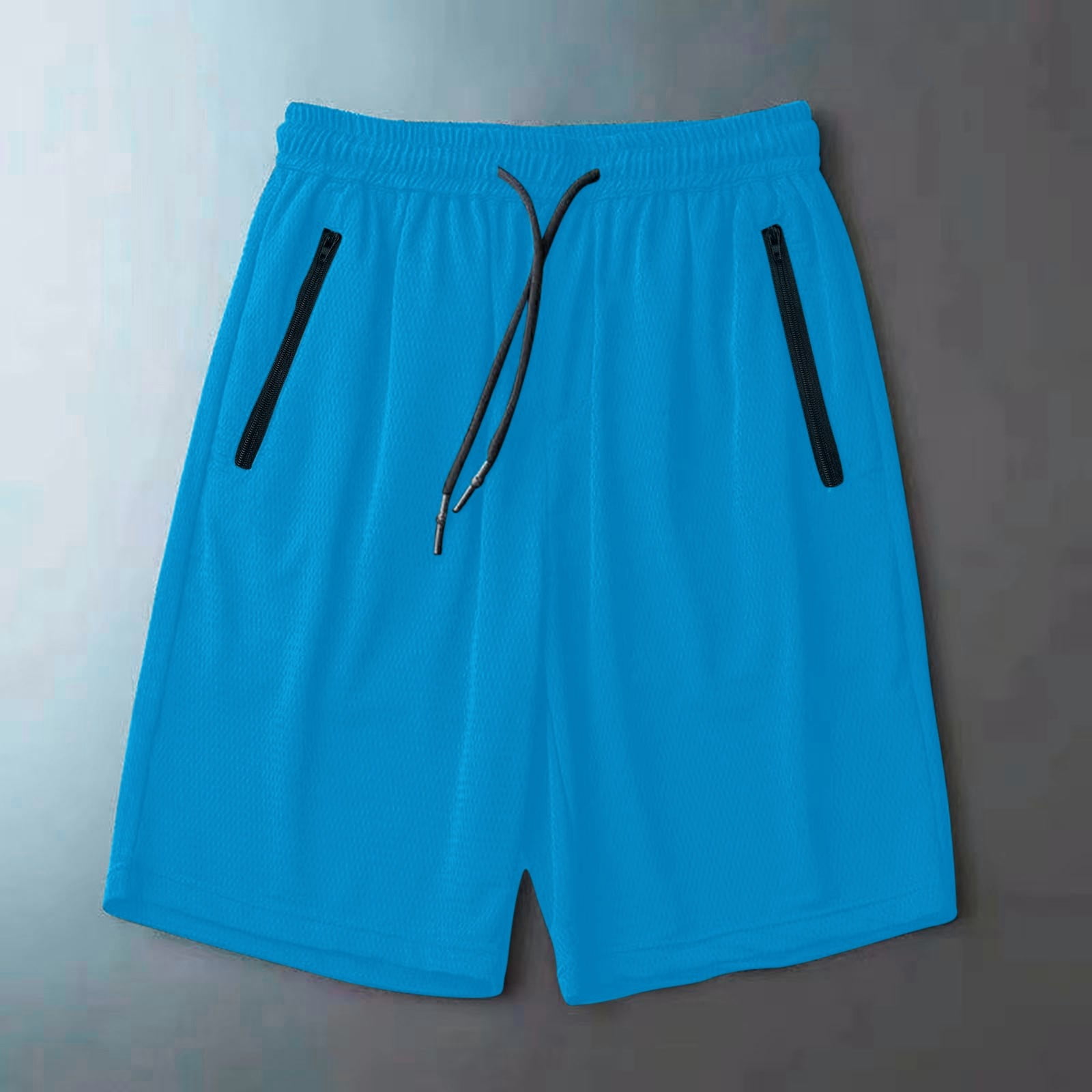 QUNYINEY High Waist Women's Athletic Shorts Solid Running Shorts Elastic Waist Quick Dry Loose ...