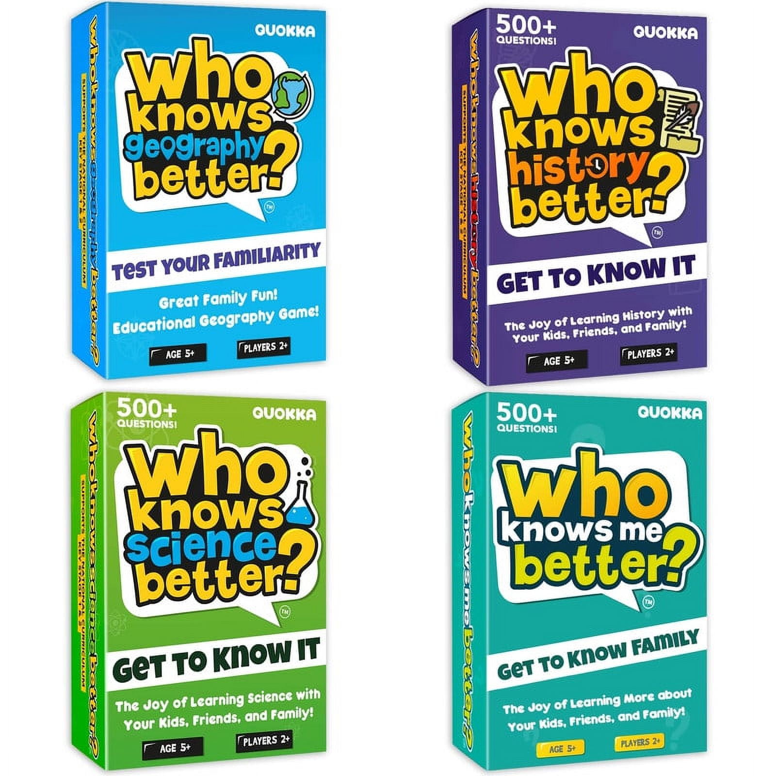 Quokka Family Fun & Educational Card Game for Toddlers, Young Children ...