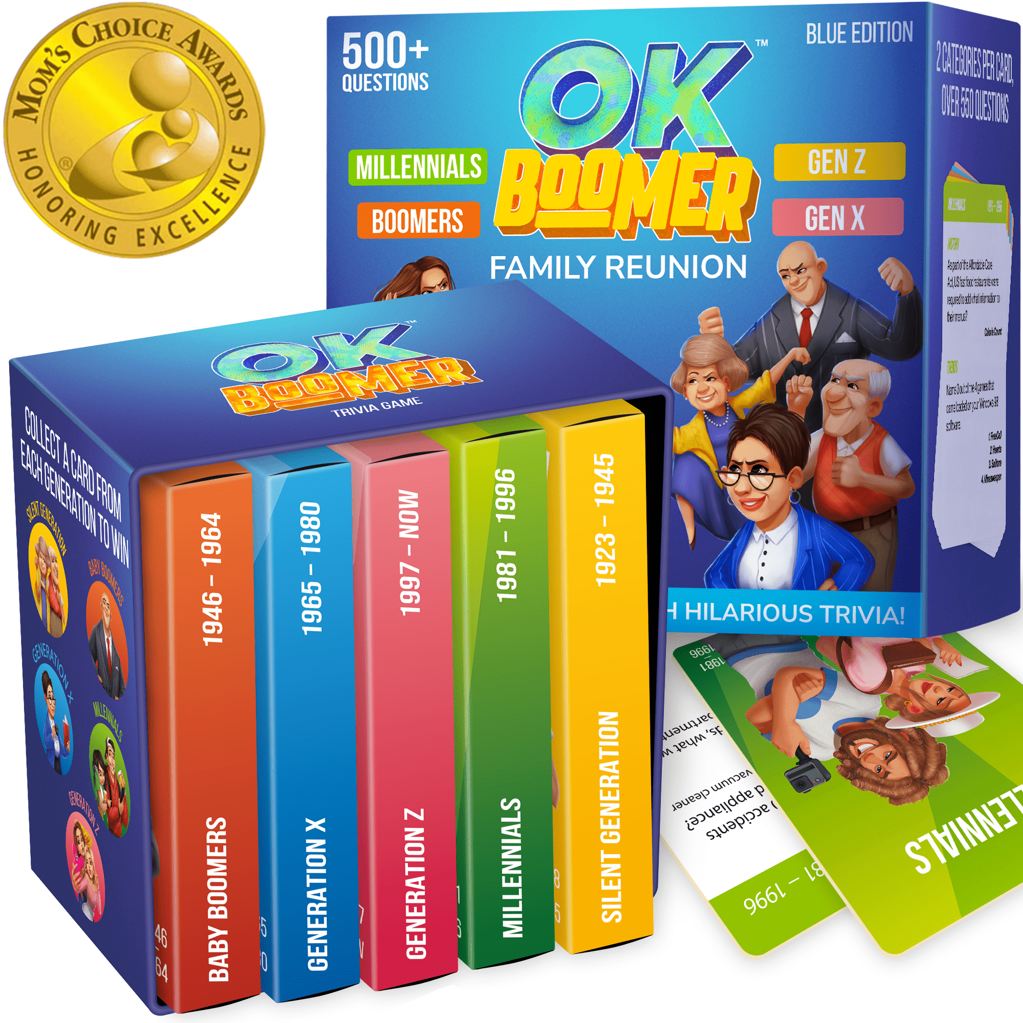 QUOKKA OK Boomer Family Trivia Game - Fun, Educational Card Game for ...