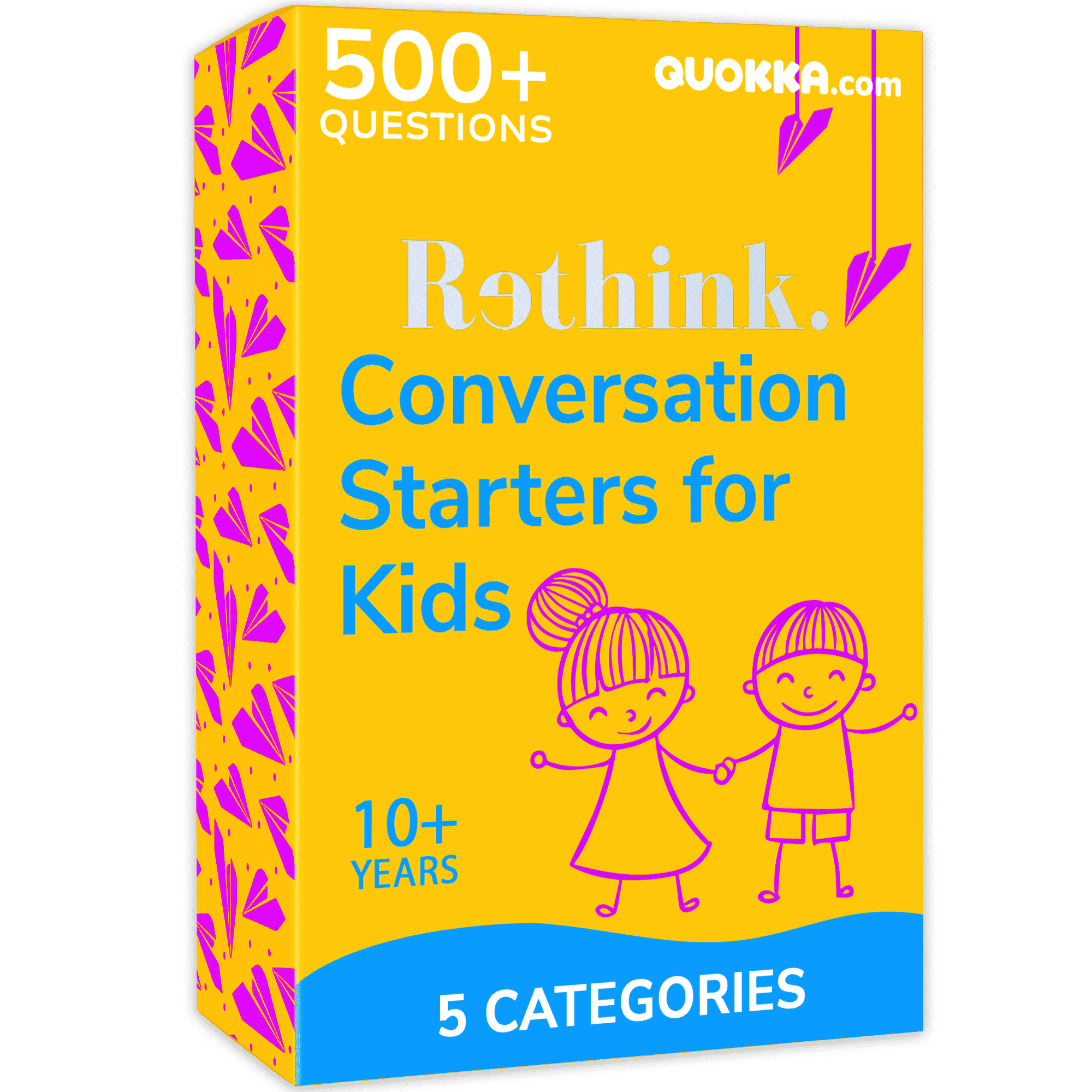 QUOKKA Rethink! 100 Conversation Cards – 500 Icebreaker Questions for ...