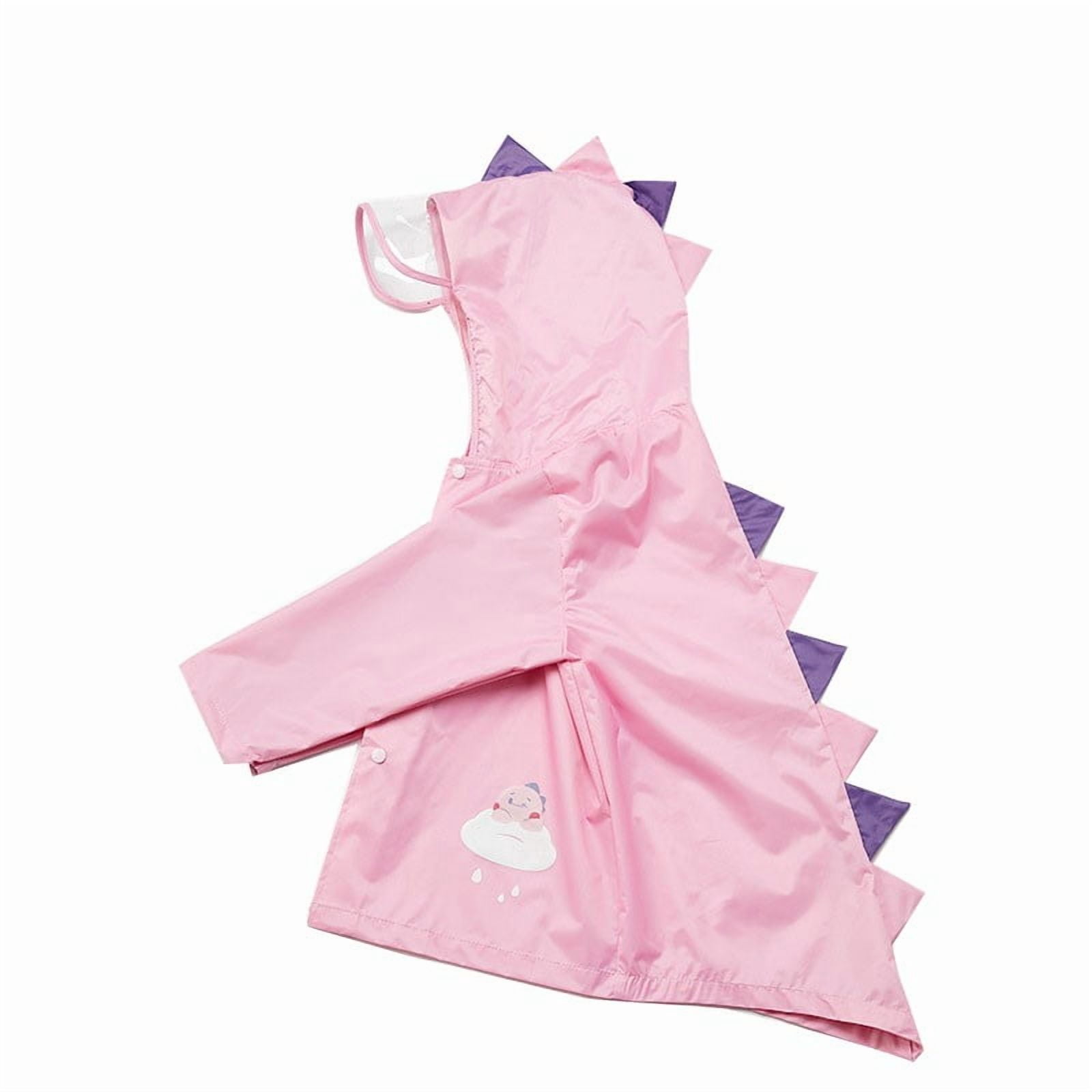 QUOTAY Children’s Dinosaur Cape Style Full Body Rain Ponchos for ...