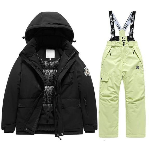 QUOTAY Kids Boys Girls Winter Outfits Ski Suit Warm Thermal Snowsuit ...