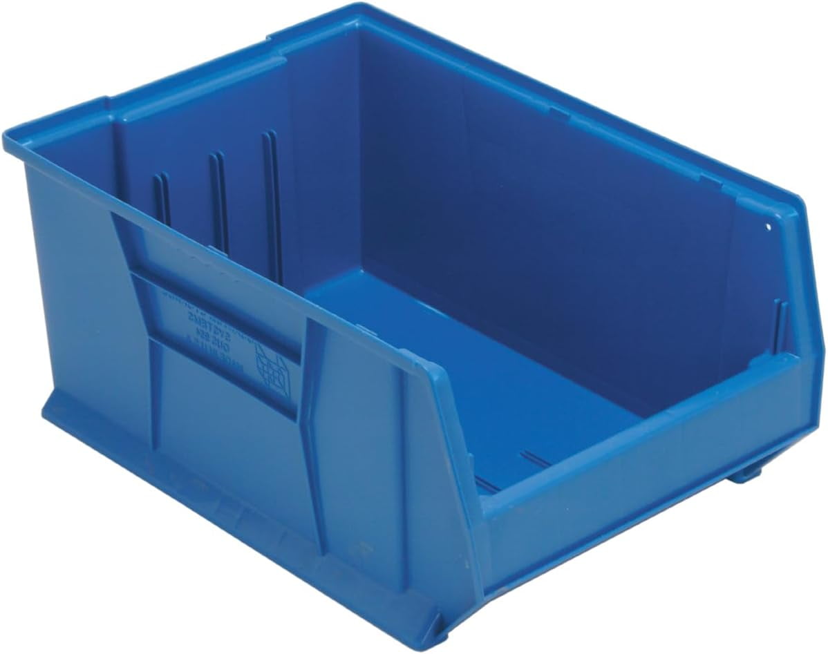 QUS954BL Hulk Heavy Duty Part Organizer Blue Bins 24" L x 17" W x 11" H ...