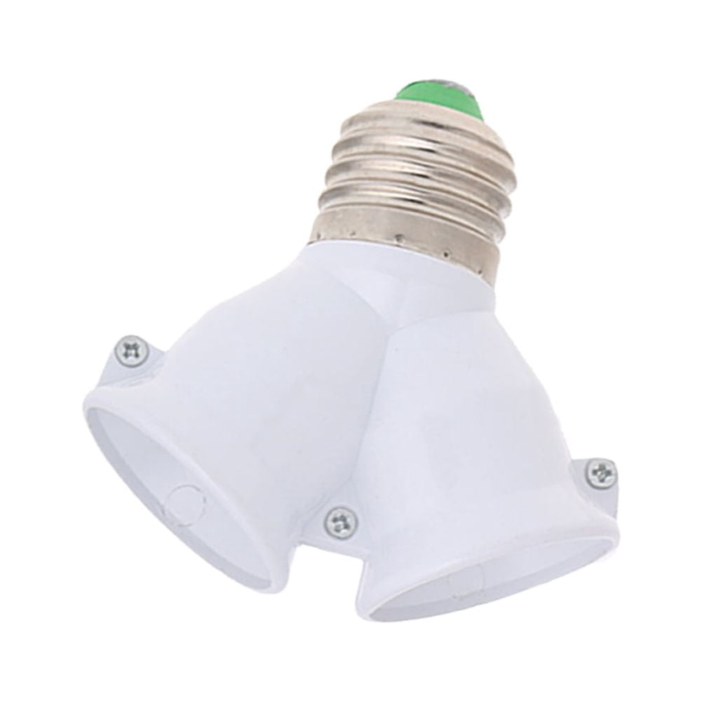 QUSENLON E27 To Double E27 Base Socket Extender Adapter Converter LED ...