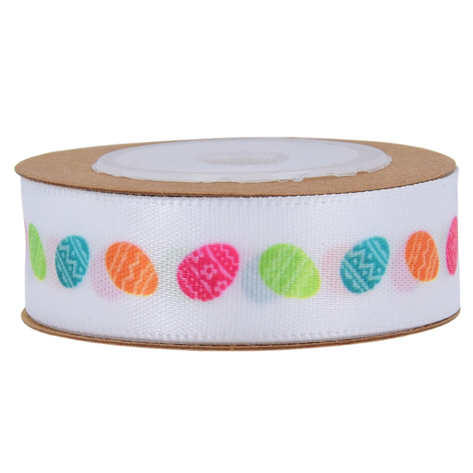 QUSENLON Easter Ribbon Roll Bunny Rabbit Carrot Ribbons Hair Bow Diy ...