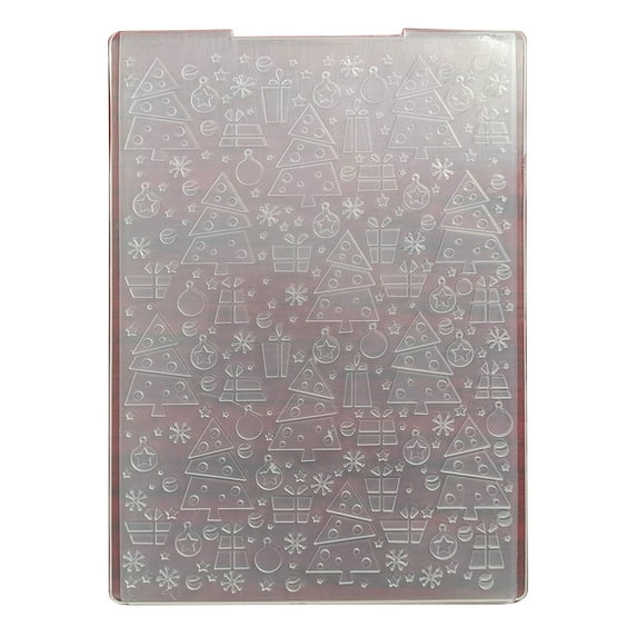 QUSENLON Embossing Folder Clear Embossed Plate Handmade Crafts Projects ...