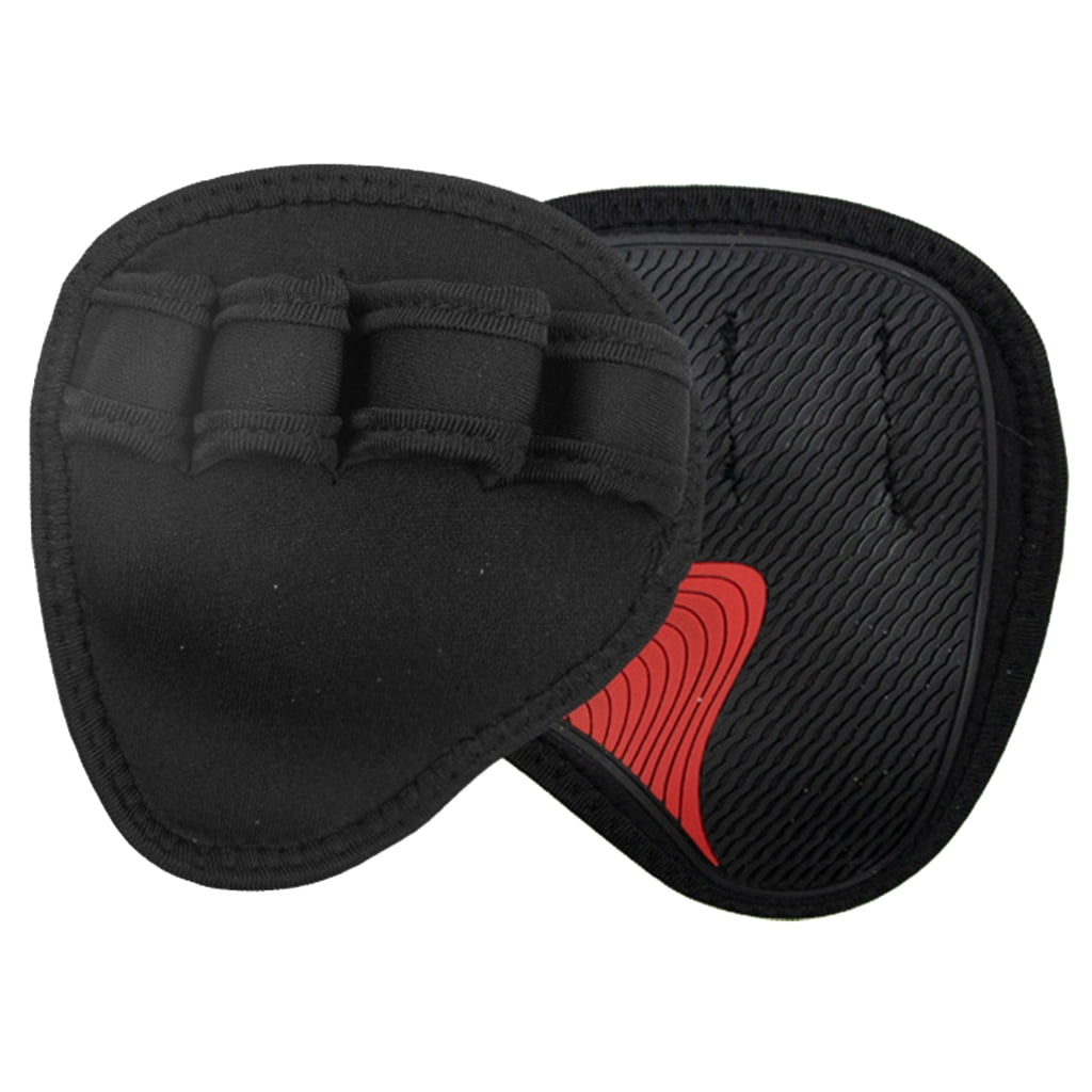 QUSENLON Lifting Grip Pads Hand Palms Protectors Anti-Skid Gym Gloves ...