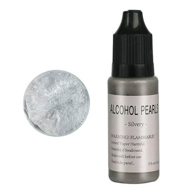 QUSENLON Metallic Alcohol Ink Set 6 Color Concentrated Extreme Shimmer ...