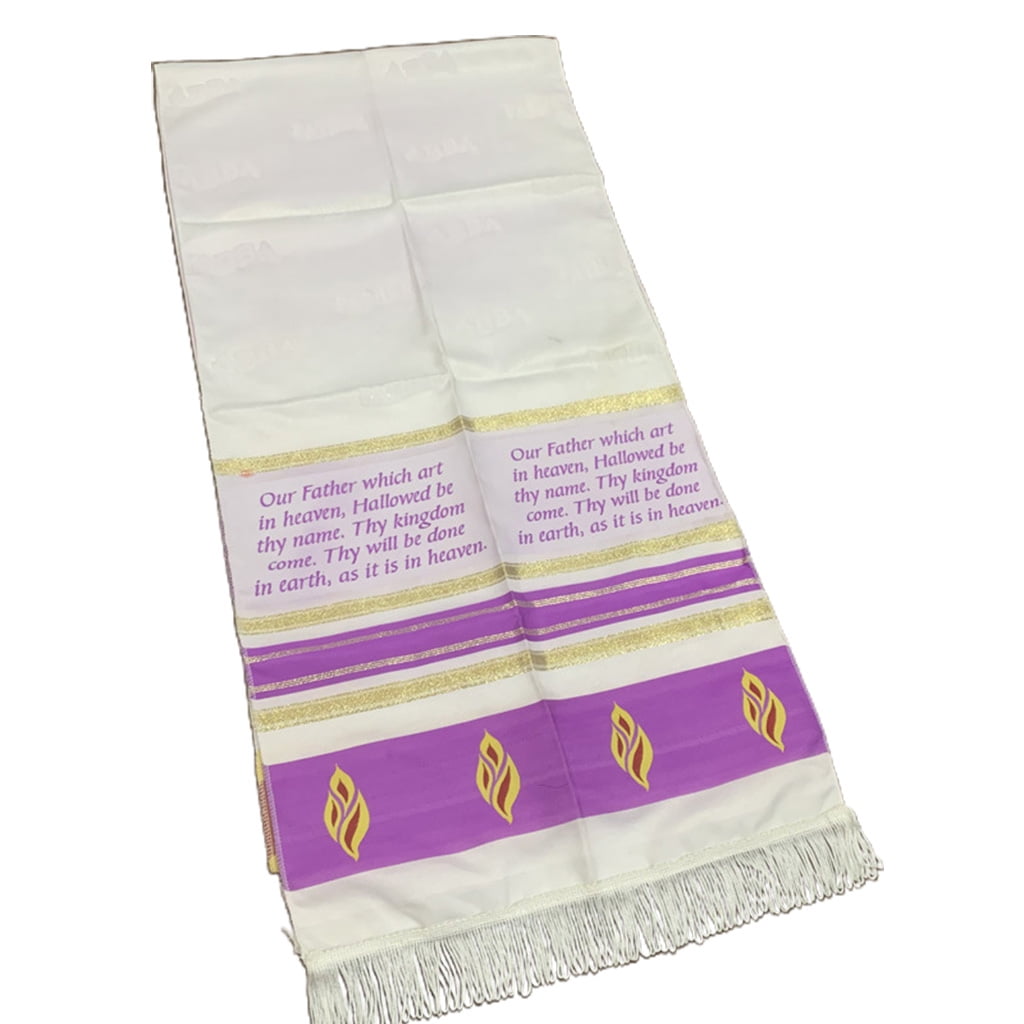 QUSENLON Women's Tallit Prayer Shawl in Multiple Colors, Soft Polyester ...