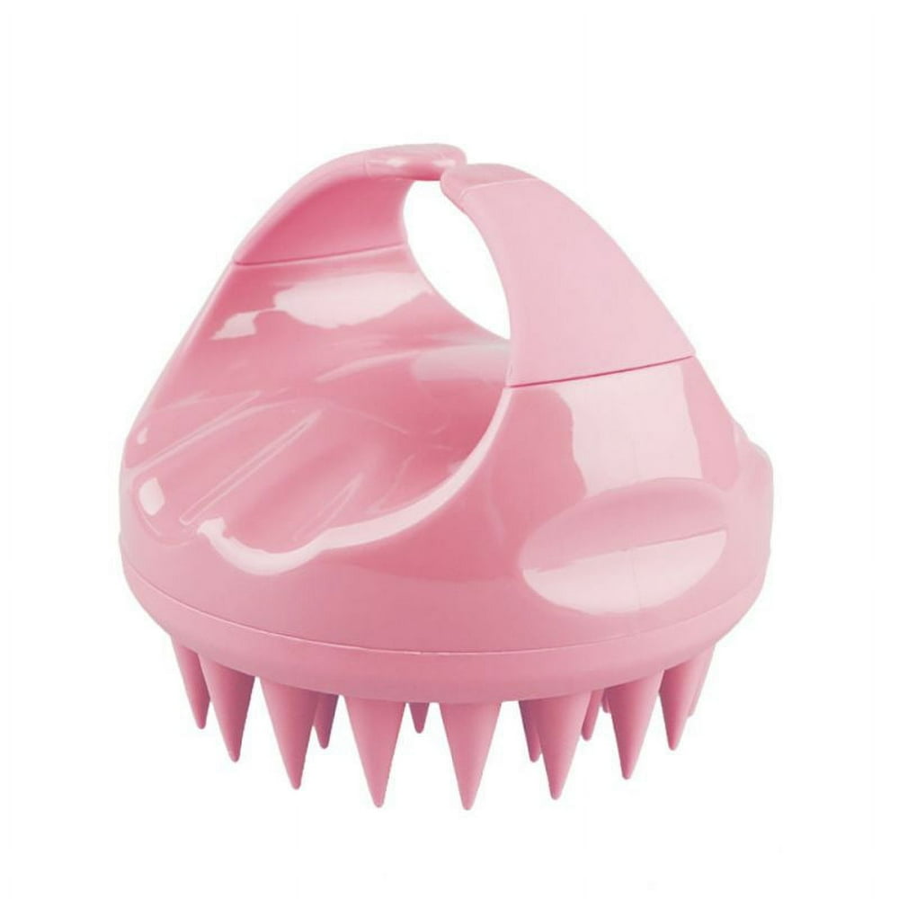 QUTETN 1 Pack Silicone Scalp Massaging Shampoo Brush Head Scrubber Hair ...