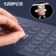 Uxcell 1" Double Sided Adhesive Dots, 100 Pack Clear Sticky Tack Round ...