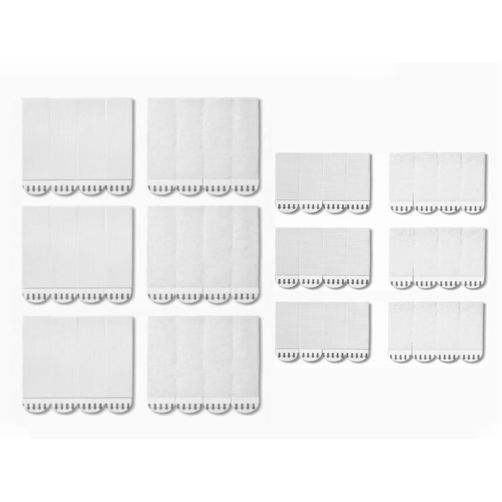 QUTETN 12Pairs/24Strips Picture Hanging Strips Command Strips Heavy ...