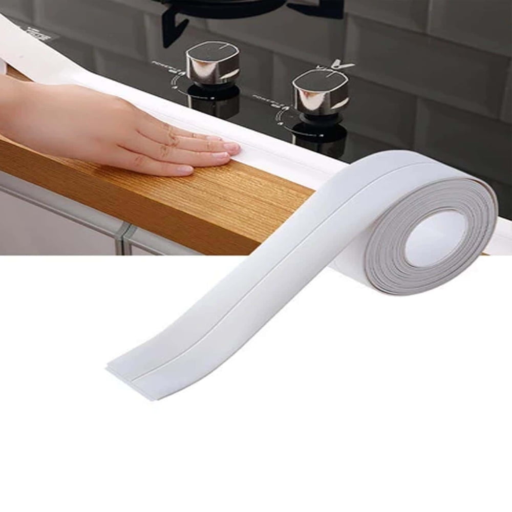 QUTETN 1Roll Caulk Tape Waterproof PVC Sealing Tape Self Adhesive Tape ...