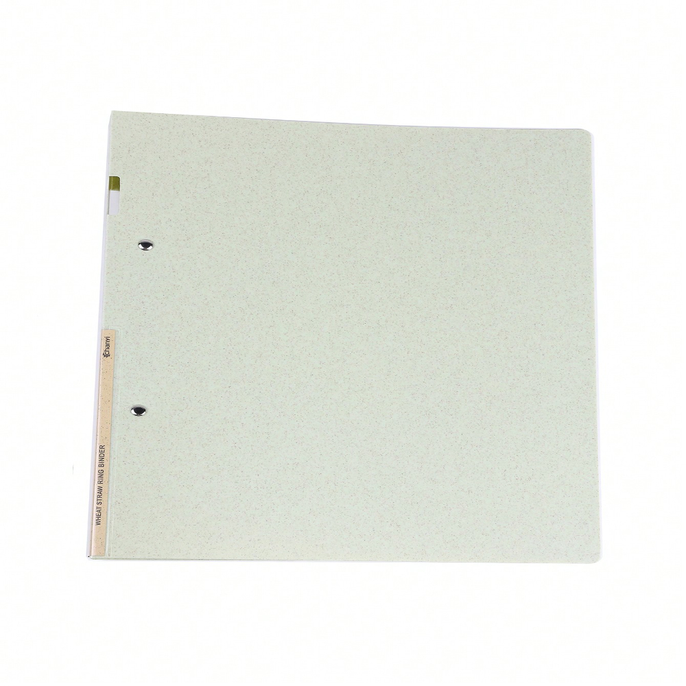 QUTETN 1pc A4 Size Wheat Straw Loose-Leaf Binder With 2 Holes Ideal For ...