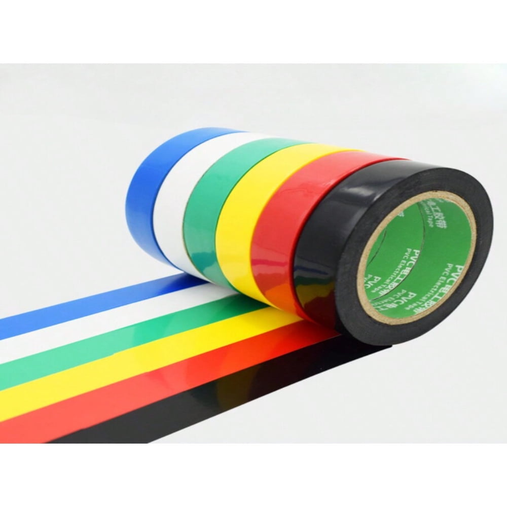 QUTETN 1pc Colored Electrical Tape 29ft X 0.62in Pvc Waterproof ...
