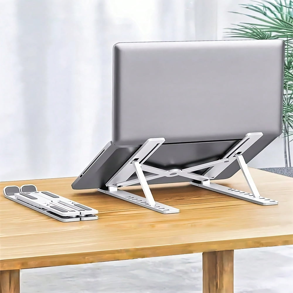 QUTETN 1pc Laptop Stand Ergonomic Portable Plastic IPad & Phone Stand ...