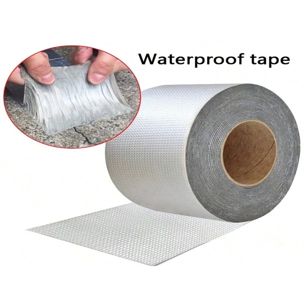 QUTETN 1pc Waterproof Aluminum Foil Tape For Wall Swimming Pool Roofing ...