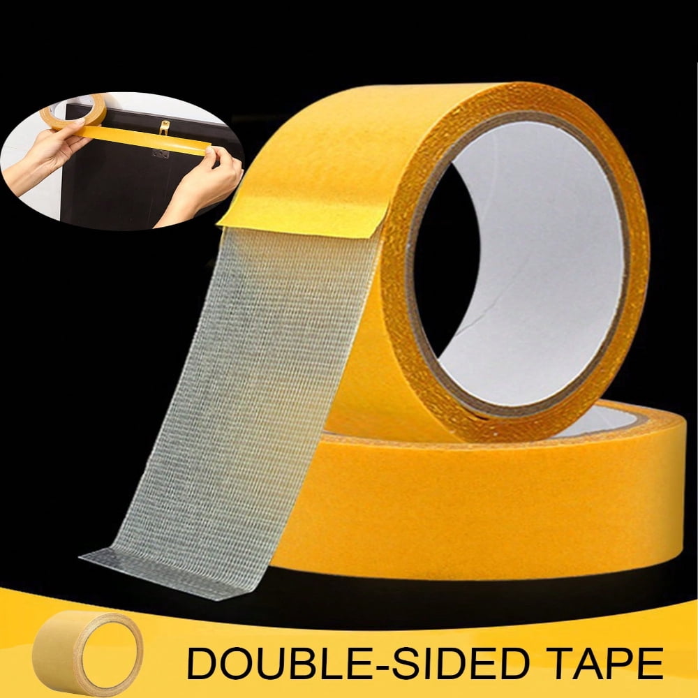 QUTETN 1roll High Adhesive Strength Mesh Double-Sided Duct Tape Heavy ...