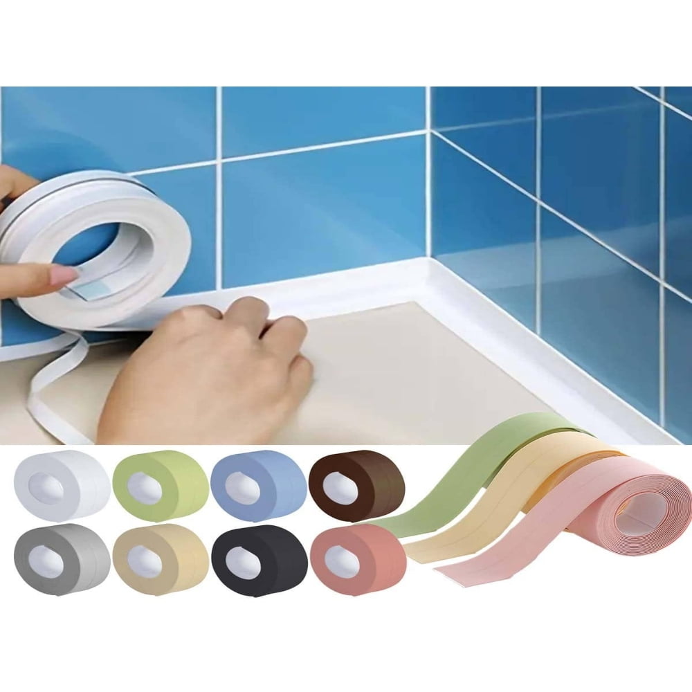 QUTETN 1roll PVC Sealing Strip Simple Waterproof Multifunction Sealant ...