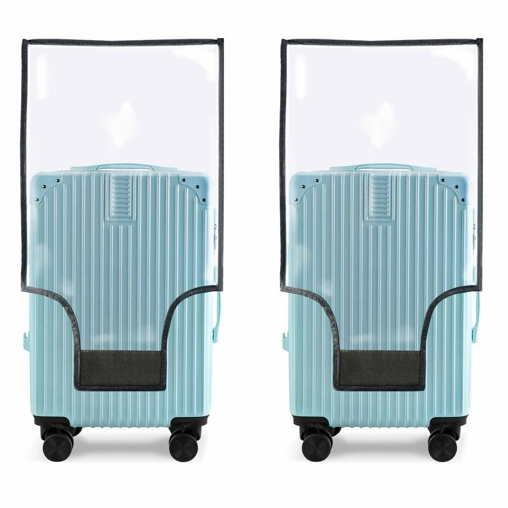 QUTETN 2 Pack Luggage Covers for Suitcase Suitcase Covers Clear Pvc ...