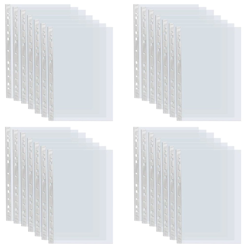 QUTETN 200 Pack Sheet Protectors Clear Heavy Duty Plastic Page ...