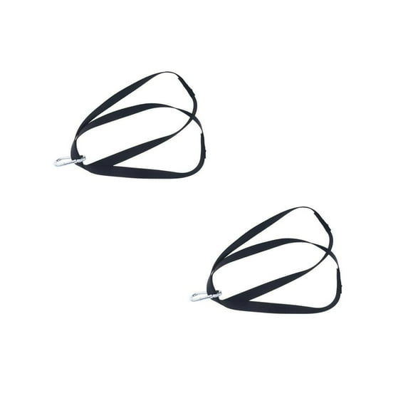 QUTETN 2pcs Battle Rope Anchor Strap Kit Body Training Suspension ...