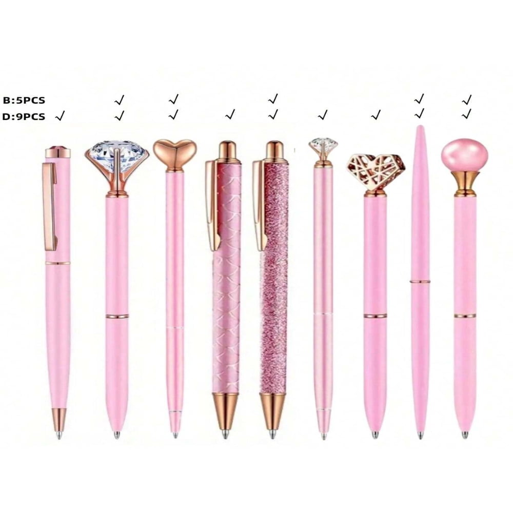 QUTETN 3pcs/5pcs/8pcs 1mm Rose Gold Metal Sand Glitter Rhinestone ...