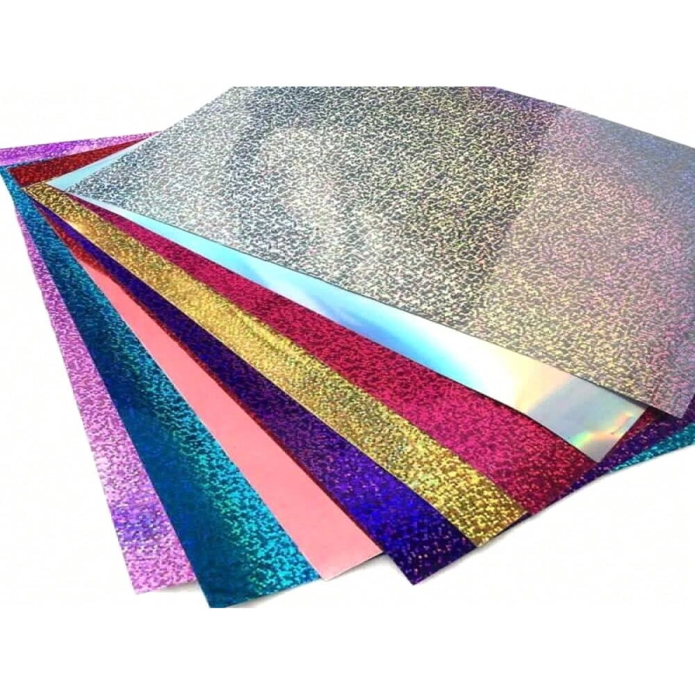 QUTETN 4 Sheets A4 Heat Transfer Vinyl With Adhesive Backing DIY Multi ...