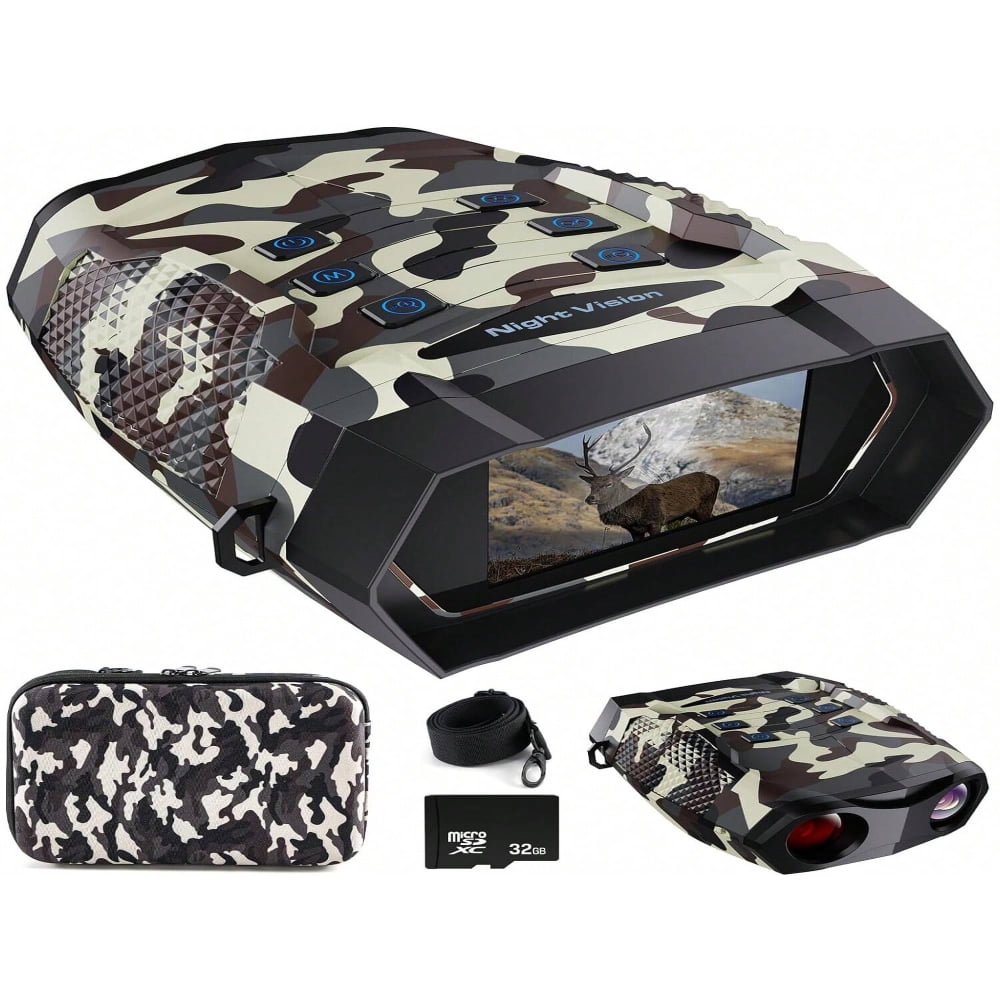 QUTETN 4K Night Vision Goggles For Darkness 48MP With 8X Digital Zoom ...