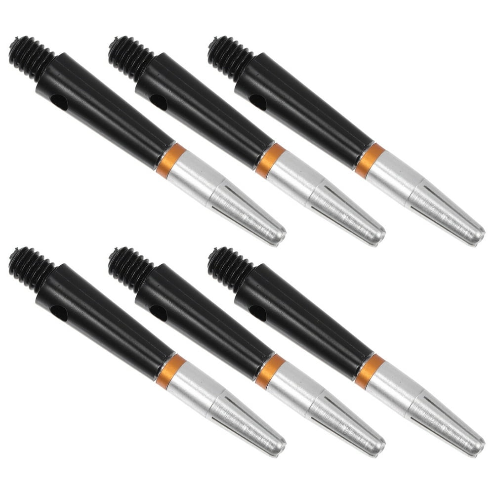 QUTETN 6 Pcs Darts Revolving Shaft Stems Accessories Shafts and Flights ...