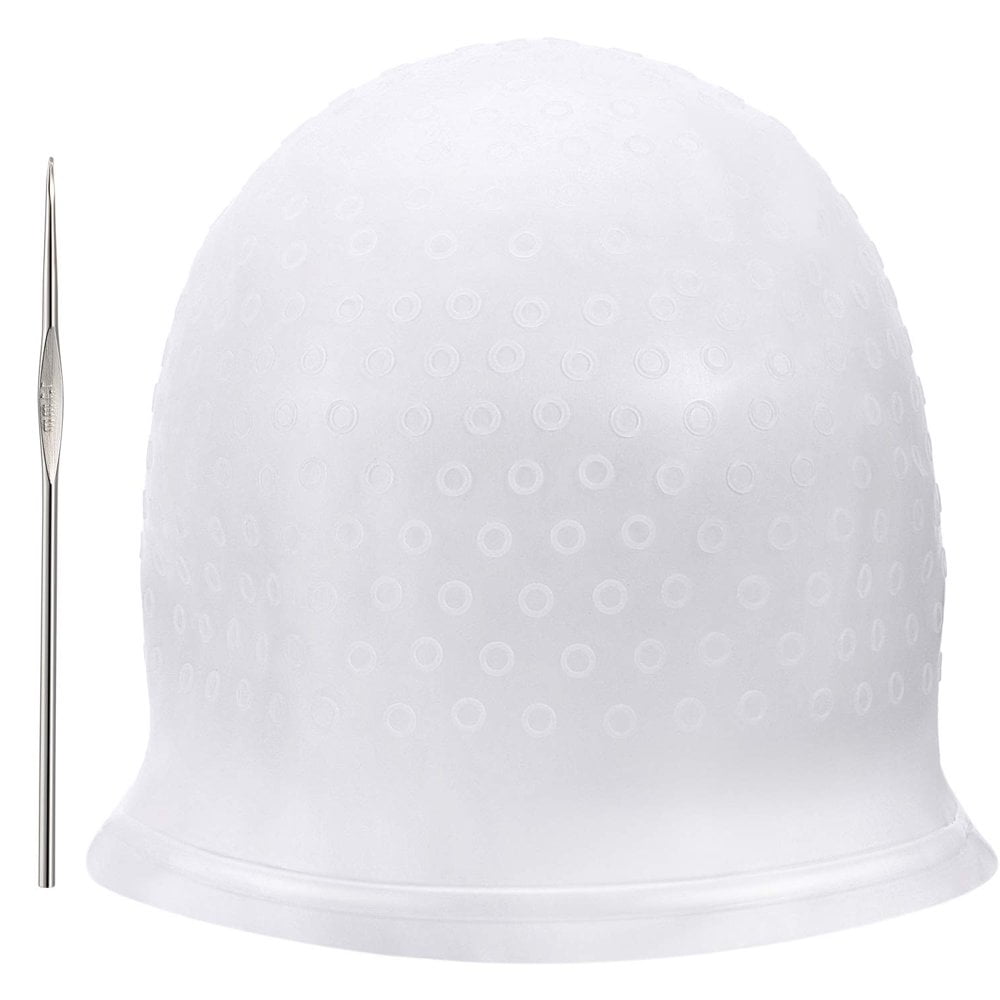 QUTETN Hair Highlighting Kit Silicone Highlight Cap Hair Coloring ...