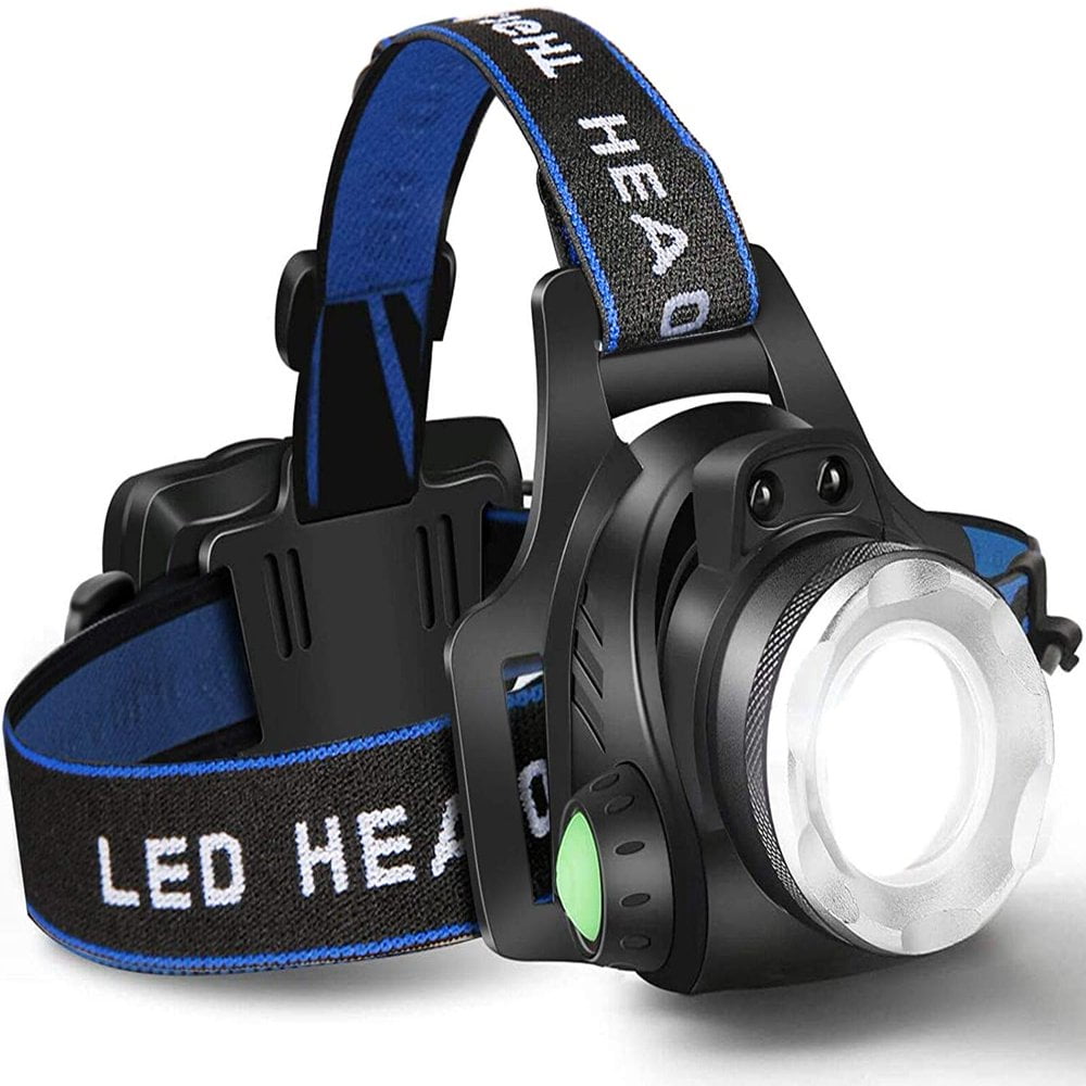 QUTETN Headlamp Flashlight USB Rechargeable Led Head Lamp Waterproof T6 ...