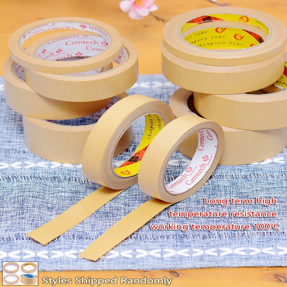 QUTETN High Temperature Craft Paper Tape High Viscosity Tape Water-Free ...