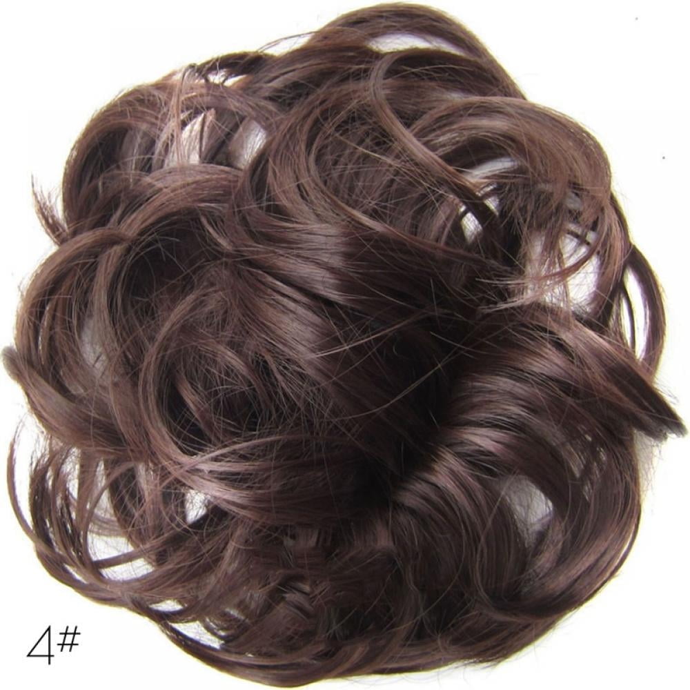 QUTETN Human Hair Bun Messy Bun Hair Piece 100% Human Hair Bun ...
