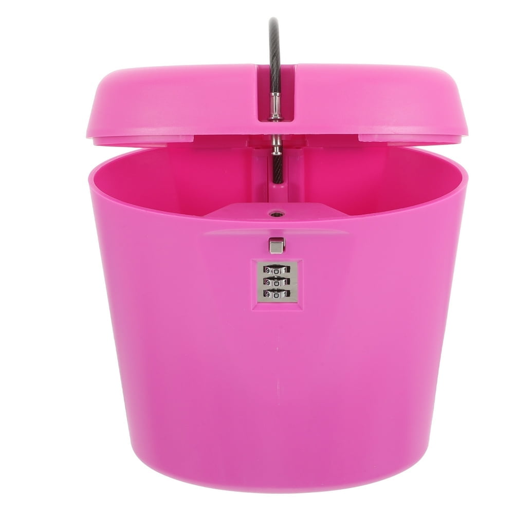 QUTETN Large Capacity Plastic Lock Box Portable Outdoor Storage Case ...