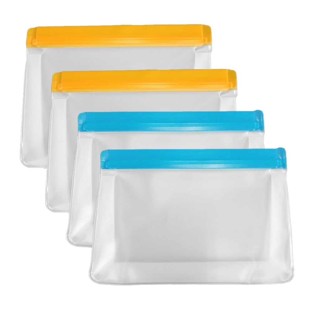 QUTETN Leak Proof Thick Zip Lock bag for Sandwich Snack Meat Vegetables ...