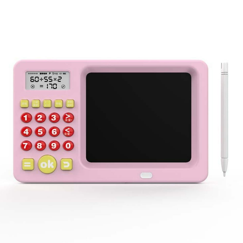 QUTETN Math Games Toy with LCD Writing Tablet for Kids Addition ...