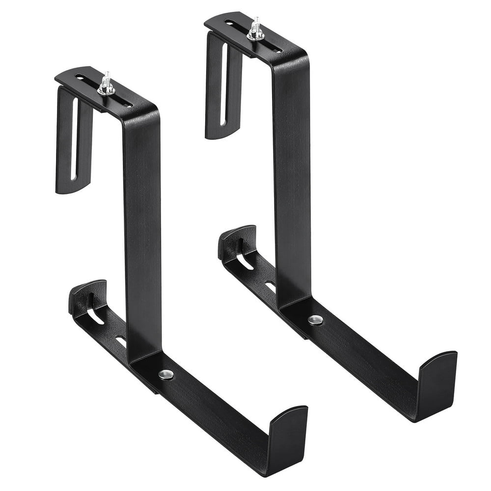 QUTETN Planter Brackets Box Bracket Flower Railing Window Holder Pot ...