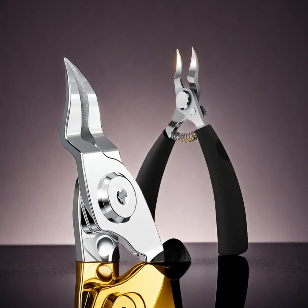 QUTETN Professional Stainless Steel Toenail Clippers Set 1-Piece Heavy ...