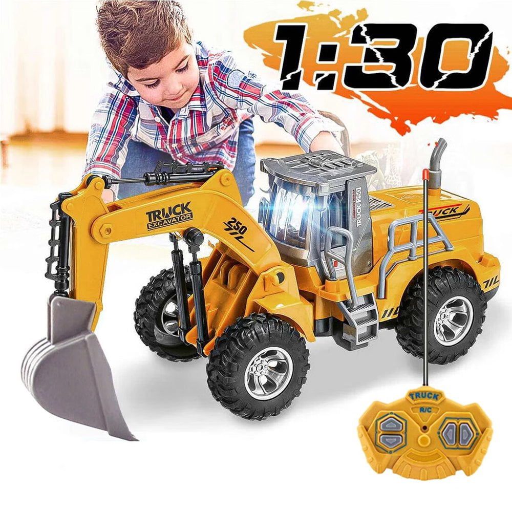 QUTETN RC Truck Loader Roller 1 30 Remote Control Construction Vehicle ...