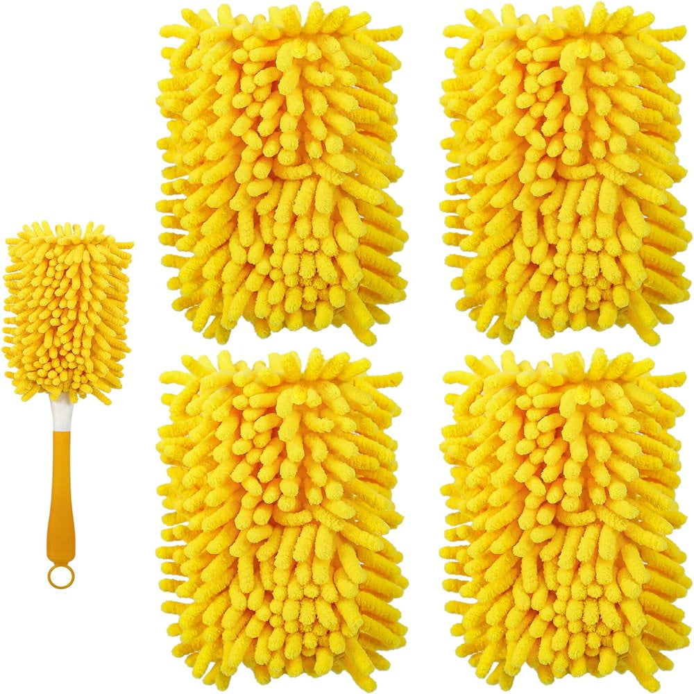QUTETN Reusable Duster Refill Compatible with Swiffer Hand Duster - 360 ...