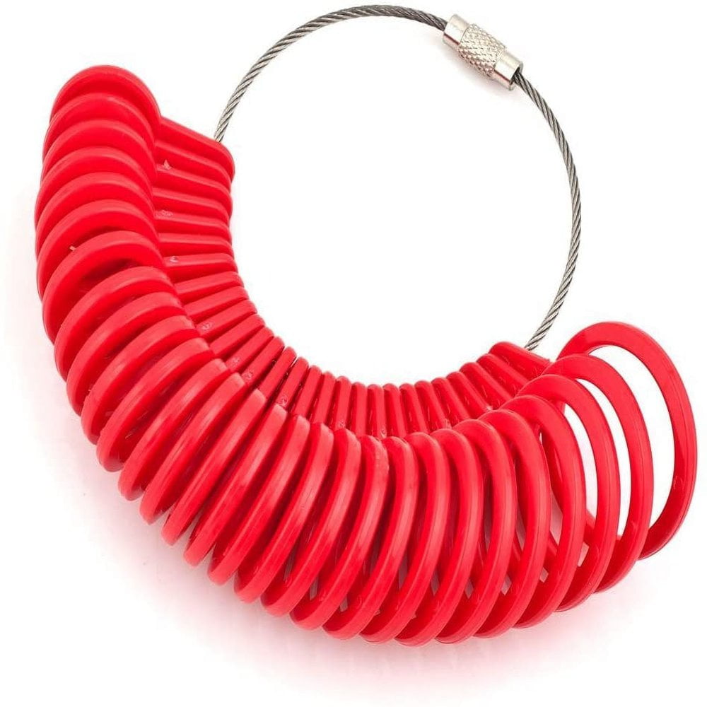 QUTETN Ring Measurement Tool Ring Sizer Set Professional Ring Sizer ...